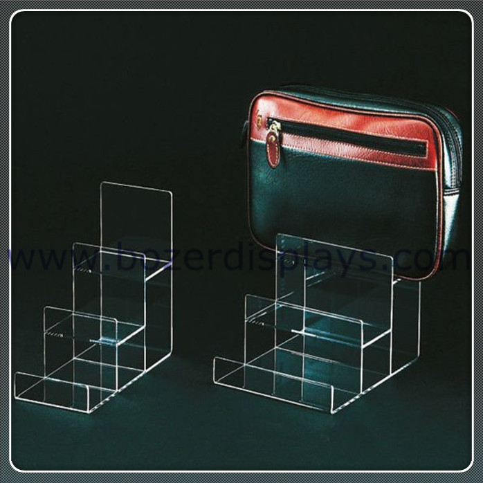 3 Tier Acrylic Wallet Purse Display Stand